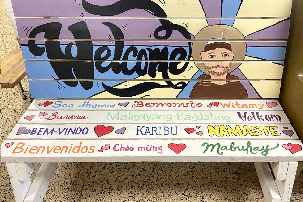 Our Welcome Bench | St. Bernard Catholic School