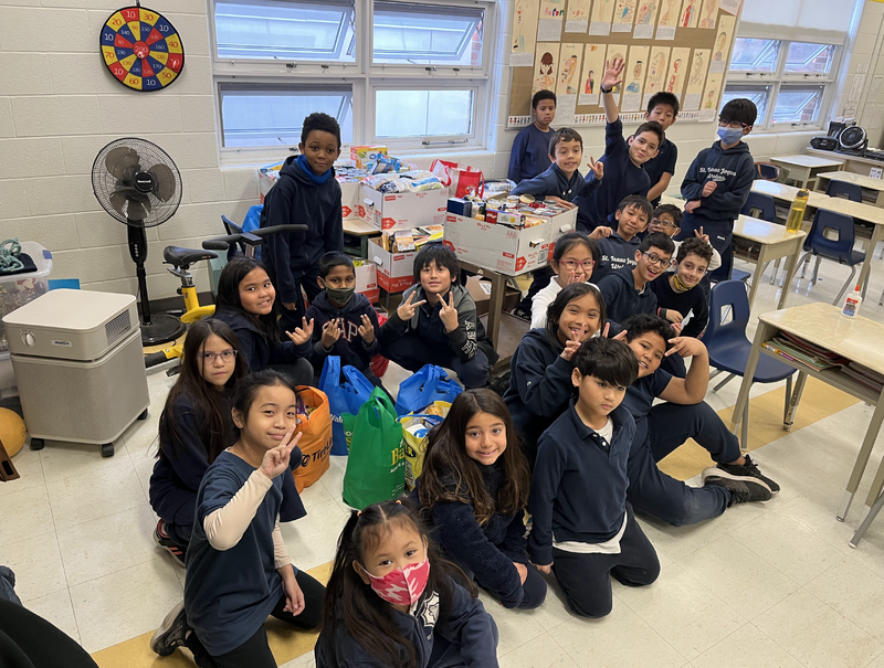 St. Isaac Jogues School Community Organizes Food Drive; Almost 600 ...